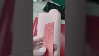 T0.75mm x W1m x L10m Red Silicone Coated Fiberglass Fabric (Rogers Style)