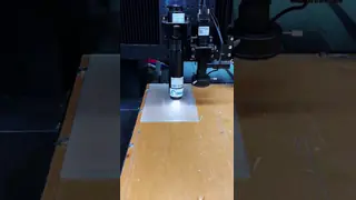 4mm embossed glass laser cutting irregular shape