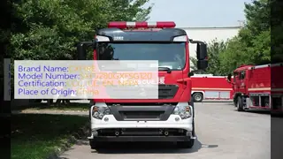 12T Fire Truck Rescue Vehicle China Factory