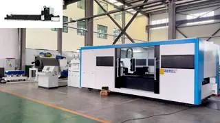 Automatic laser coil cutting machine