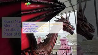 Life Size Dragon Props Theme Park Decorations