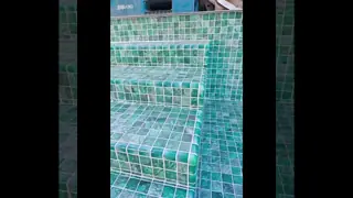 ZOKI Blue Ceramic Mosaic Pool Tile