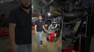 AA4C Back-tilting tire changer AA-TC188 working in Brazil