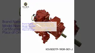 Excavator Hydraulic Pump K5V80DTP Power Boost