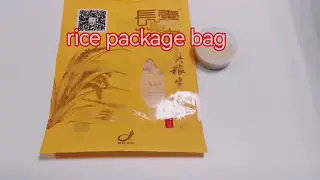 Custom Rice Grain Packaging Bags