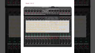 Pro 12 Channel Mixer High Fidelity Audio