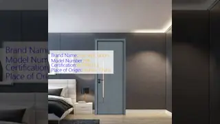 Durable WPC Hollow Door Moisture Resistant