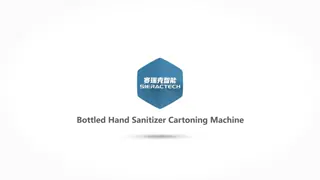 Bottled Hand Sanitizer Cartoning Machine