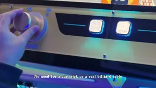 Indoor Playground Coin Arcade Machine AR Electronic Digital Billiard Interactive Pool Table Digital