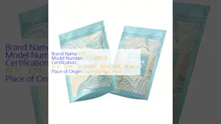 Custom Food Packaging Bags Airtight Stand Up Pouches