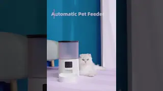 6L Smart Automatic Dog Feeder, WiFi App Control, Voice Record, Anti-Jam, Dual Bowl, Wholesale OEM