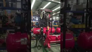 AA4C 5 set mobile truck tire changer deliver to Europe  install in VANS , Outdoor rescue