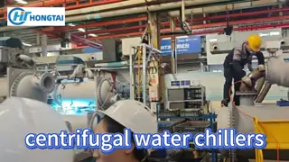 Water Cooled Centrifugal Chiller Precision Piping Welding & Assembly Process