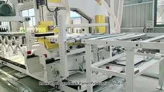 Rock Wool Sandwich Panel Production Line