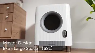 Bulk Automatic Self-Cleaning Cat Litter Box, Odor Control, Anti-Pinch Safe, Large Capacity, OEM ODM
