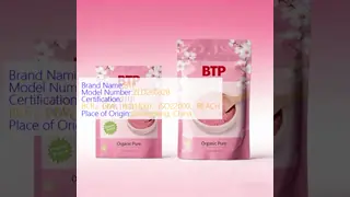 Moringa Powder Packaging Custom Stand Up Pouches