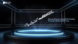 Energy Storage Liquid&Air Cooling Prismatic Module Pack Line