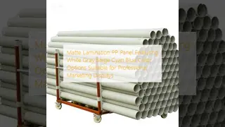 Matte PP Display Board Colors & Thicknesses