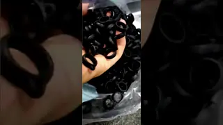 8mm Hook with 13/16/18/20mm Ring & 40mm Black Silicone Ring, Durable Silicone Hardware, Factory Dire