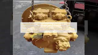 Excavator Hydraulic Pump Replacement