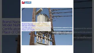 1250kVA 15kV Step Up Transformer For Hydro Power