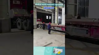 Delivery of biological hazardous waste treatment equipment MDU-10PRO