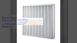 Washable HVAC Air Filter G3 G4 Aluminum Frame