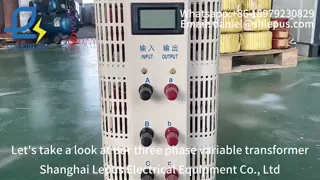Digital Display 3 Phase 6 9KVA Variac Transformer