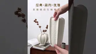 Antique ceramic vase ornaments