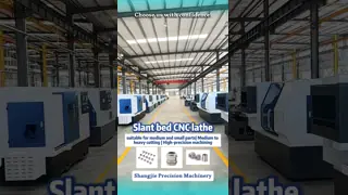 Slant bed CNC lathe#machine #manufacturing #cncmill #cnc #factory #welding #factoryproducts #cnc #