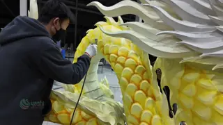 Golden Chinese Dragon Lantern - Light Up Your Festival!