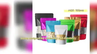 Custom Mylar Bags Food Storage Freshness Guaranteed