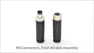 M8 Field Wireable Connector Waterproof