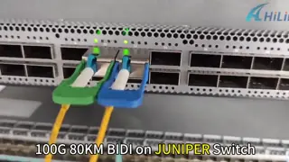 100G BIDI 40KM on Juniper and Cisco Switch