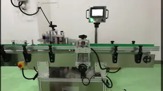 Automatic round bottle labeling machine