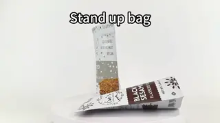 Custom Tea Packaging Pouches Stand Up Zipper Bags