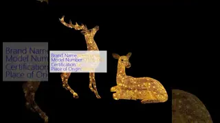 Outdoor Reindeer Lights IP65 Weatherproof