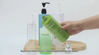 PET Lotion Bottle Pump Custom Cosmetic Packaging