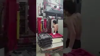 ANCO Plastic toolbox Extrusion Blow Molding Machine High Output Production