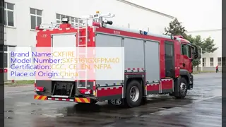 4000L Fire Truck MAN Chassis Best Price China