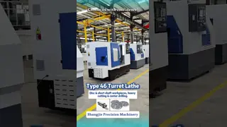 Type 46 Turret Lathe #cncmill #machine #cnc  #factory #cncsoftware #welding #manufacturing