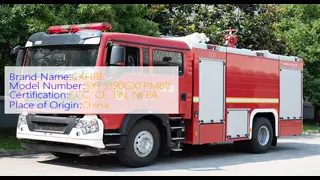 2000 Gallon Fire Truck Powerful Water Foam Response