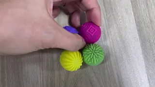 Factory Wholesale Sensory Magnetic Ball, Silicone Magnetic Suction Sensory Toy, Elastic Texture Gras