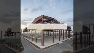 Steel Factory Buildings Fireproof 60m Span