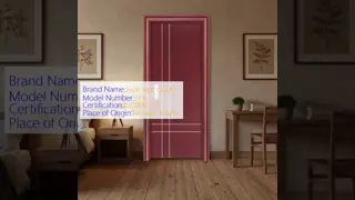 Durable WPC Hollow Interior Door Moisture Resistant