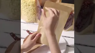 Kraft Stand Up Bag With Clear Window