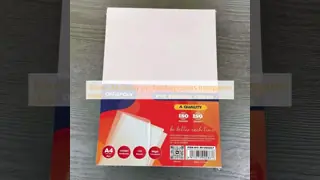 Clear A4 PVC Binding Covers 100mic Glossy