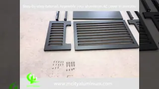 How to Install Aluminum AC Covers | Factory Direct for Projects in AU, NZ, Europe