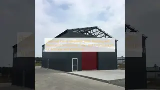 Fireproof Steel Building Fast Assembly