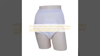 Adult Diapers: Comfort & Protection